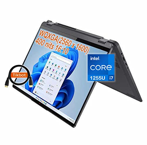 Lenovo Flex 5 16" 2-in-1 WQXGA (2560 x 1600) 16:10 Touchscreen Laptop, 10-Core i7-1255U, 400nits, 100% sRGB, Backlit KB, Wi-Fi 6, win11, Thunderbolt 4, w/HDMI (16GB RAM | 512GB PCIe SSD)