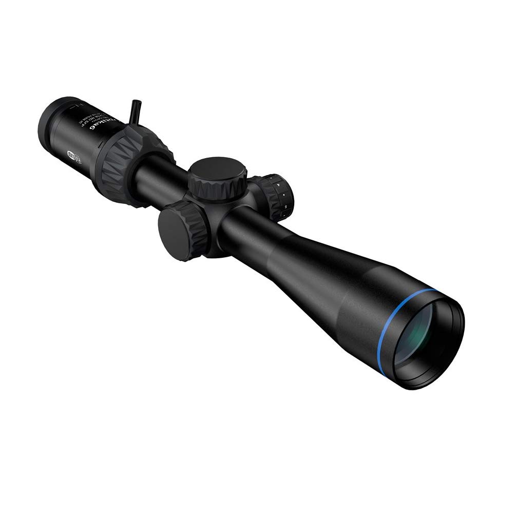 Meopta Optika6 2.5-15x44 30 mm SFP Second Focal Plane Hunting Riflescope, 2.5-15x44 DichroTech BDC, Black