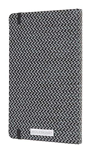 Moleskine Limited Collection Blend Textile Notebook, Hard Cover, Large (5 x 8.25") Ruled/Lined