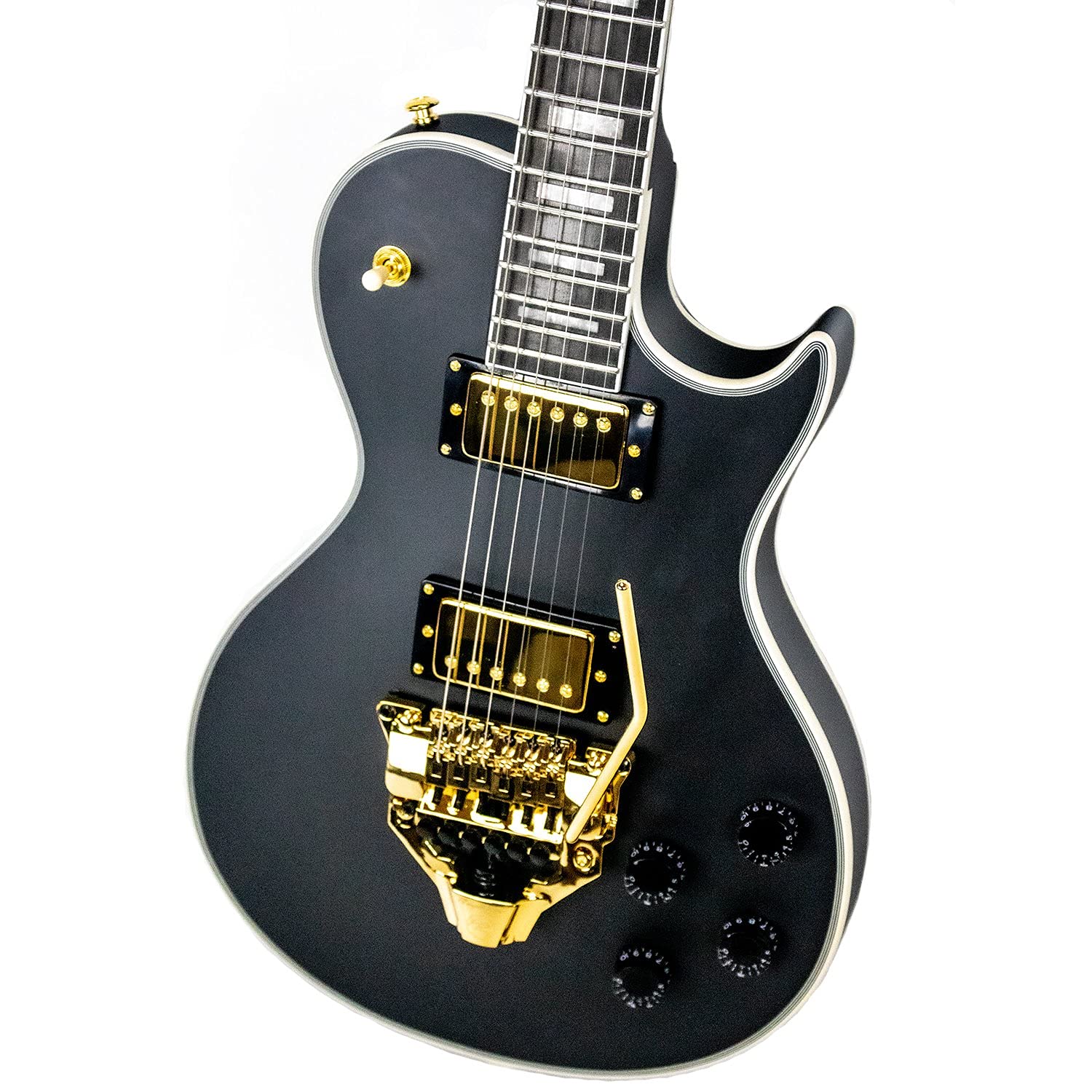 Sawtooth 6 String Vudu 22 Fret w Floyd Rose FRX Electric Guitar, Right (ST-ES-SBMGR-1)