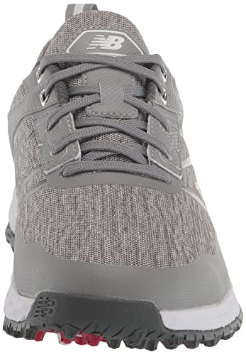 New Balance Men's Fresh Foam Contend Golf Shoe, Grey/Charcoal, 7