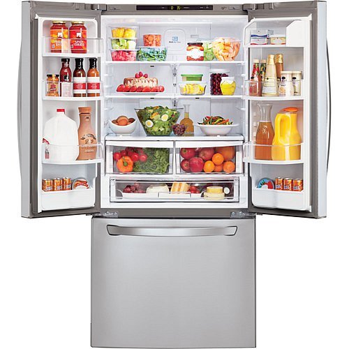 LG LFC22770ST French Door Refrigerator, 21.6 Cubic Feet, Stainless Steel