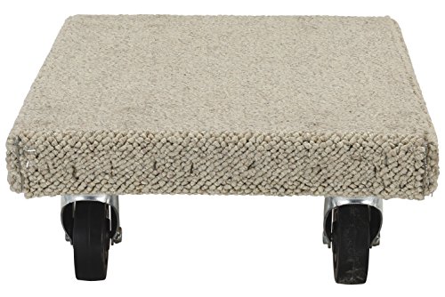 Vestil HDOSC-1624-12 Carpeted Hardwood Dolly, 1200 lb. Capacity, 16" x 24"