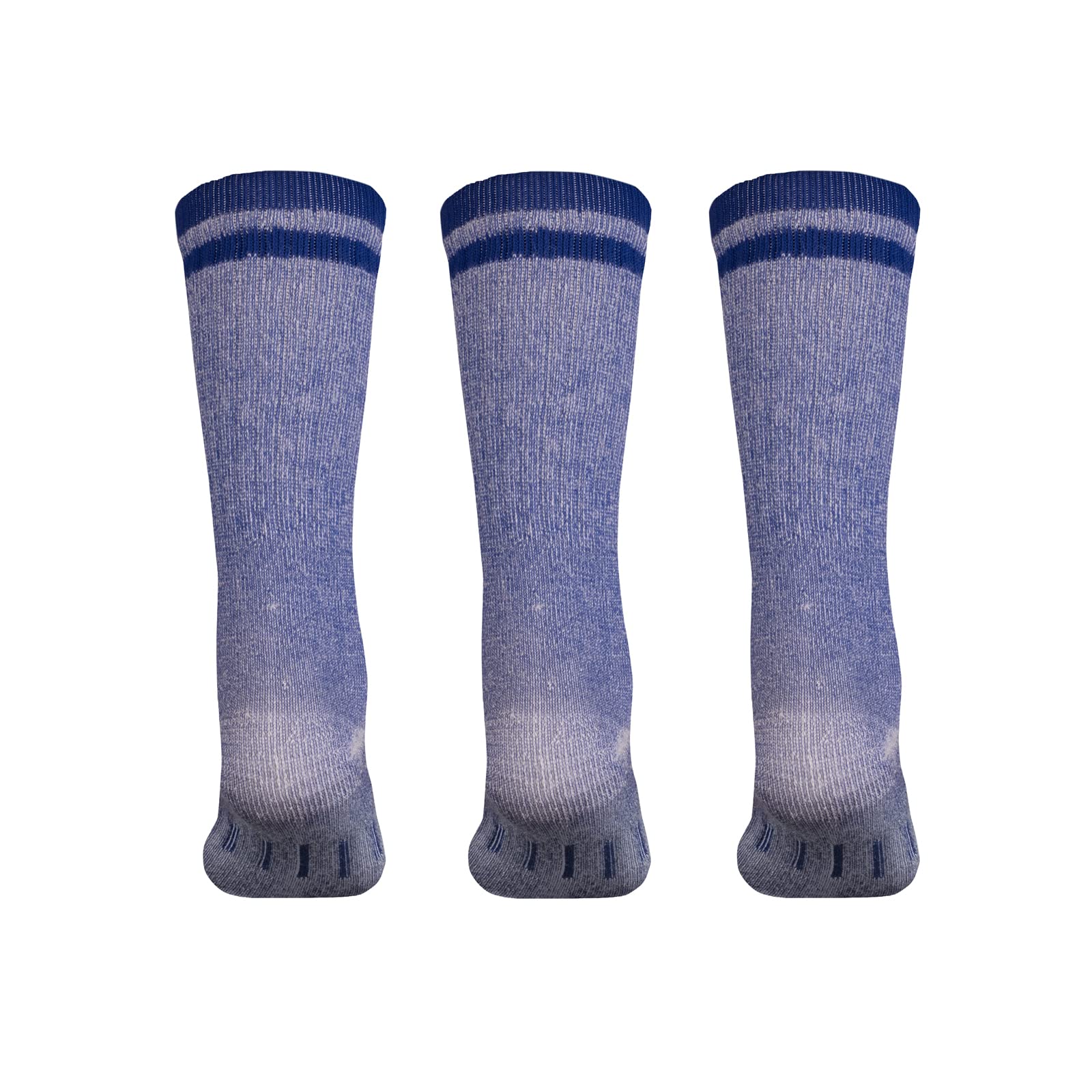 MERIWOOL Merino Wool Hiking Socks for Men and Women – 3 Pairs Midweight Cushioned – Warm n Breathable (X-Large, Navy)