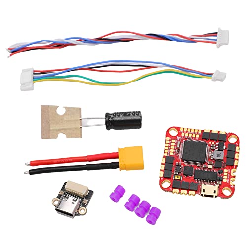 SOONHUA HAKRC F722 Flight Controller with 40A ESC Capacitor for FPV Racing Black0 F722 Flight Controller with ESC F722 Flight Controller RC Flight Controller F722 Flight Controller with ESC Flig
