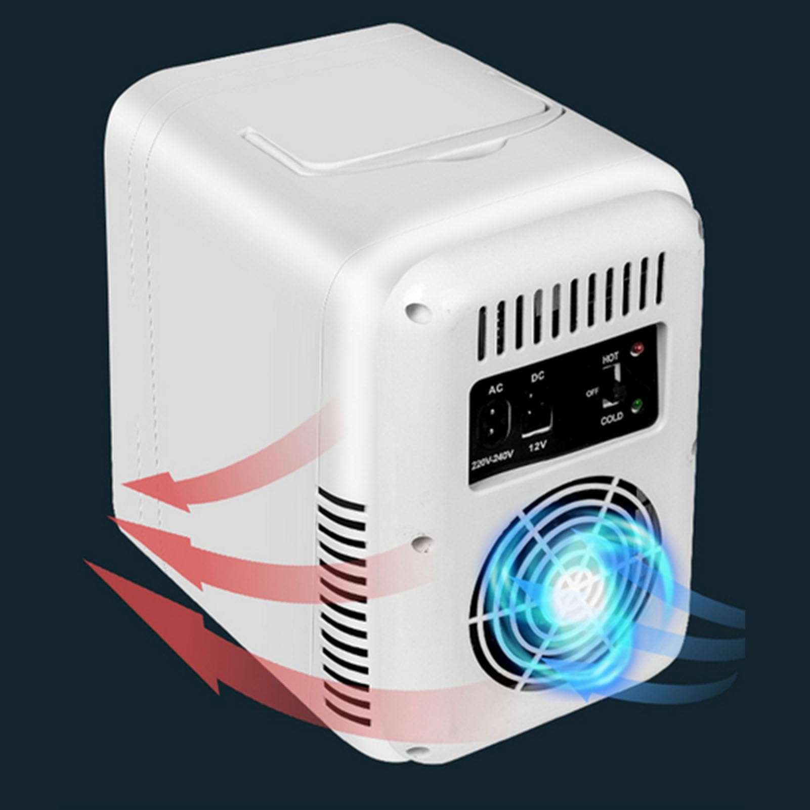 Mini Fridge for Skin Care, 4L Makeup Storage Mini Refrigerator, Small Refrigerator for Cosmetics, Skin Care, Food for Car, Office Desk and College Dorm Room