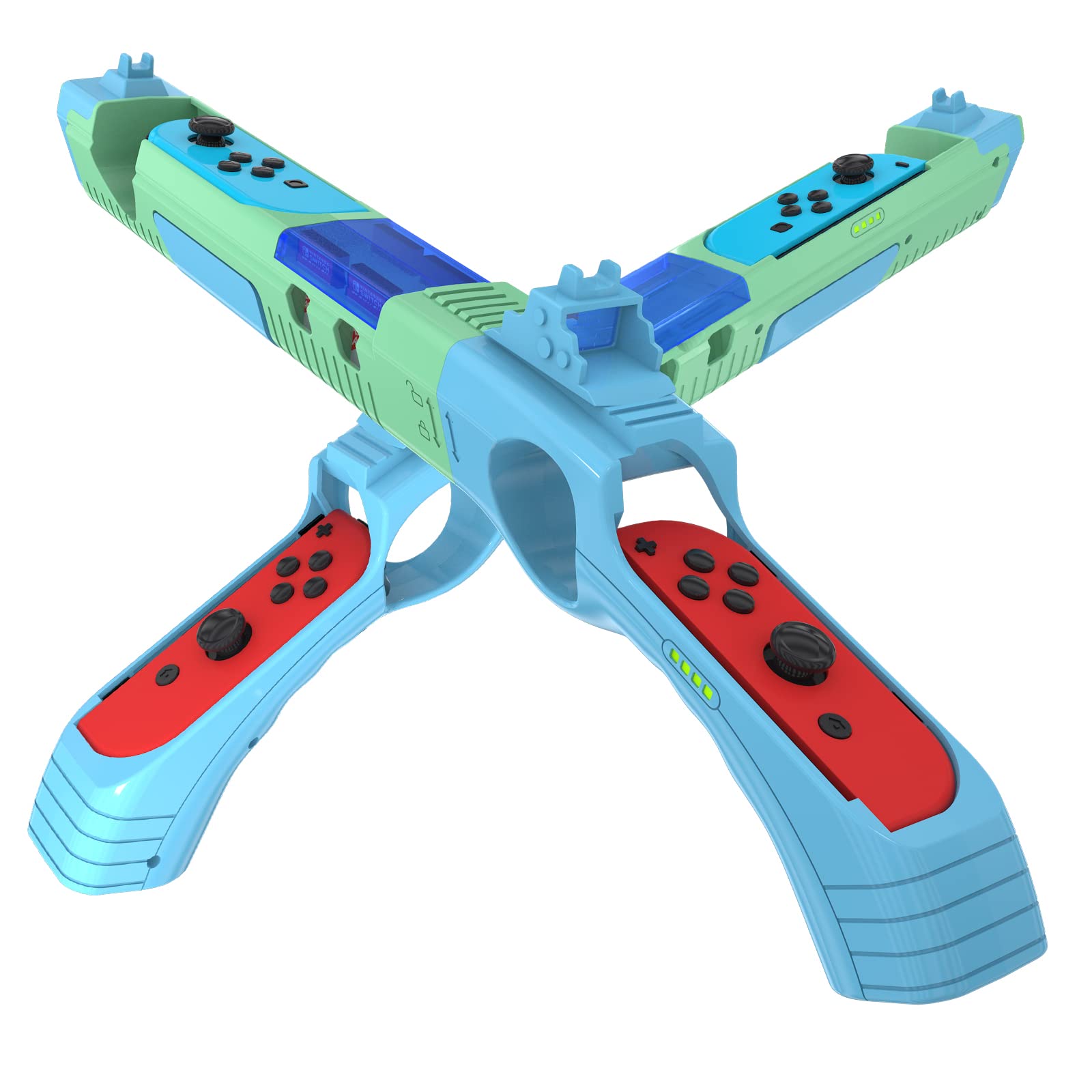 Switch Shooting Controller for Nintendo Joy-Con Hunting Games, 1 PCS Switch Hand Grip Accessories Compatible with Nintendo Switch Games (Green)