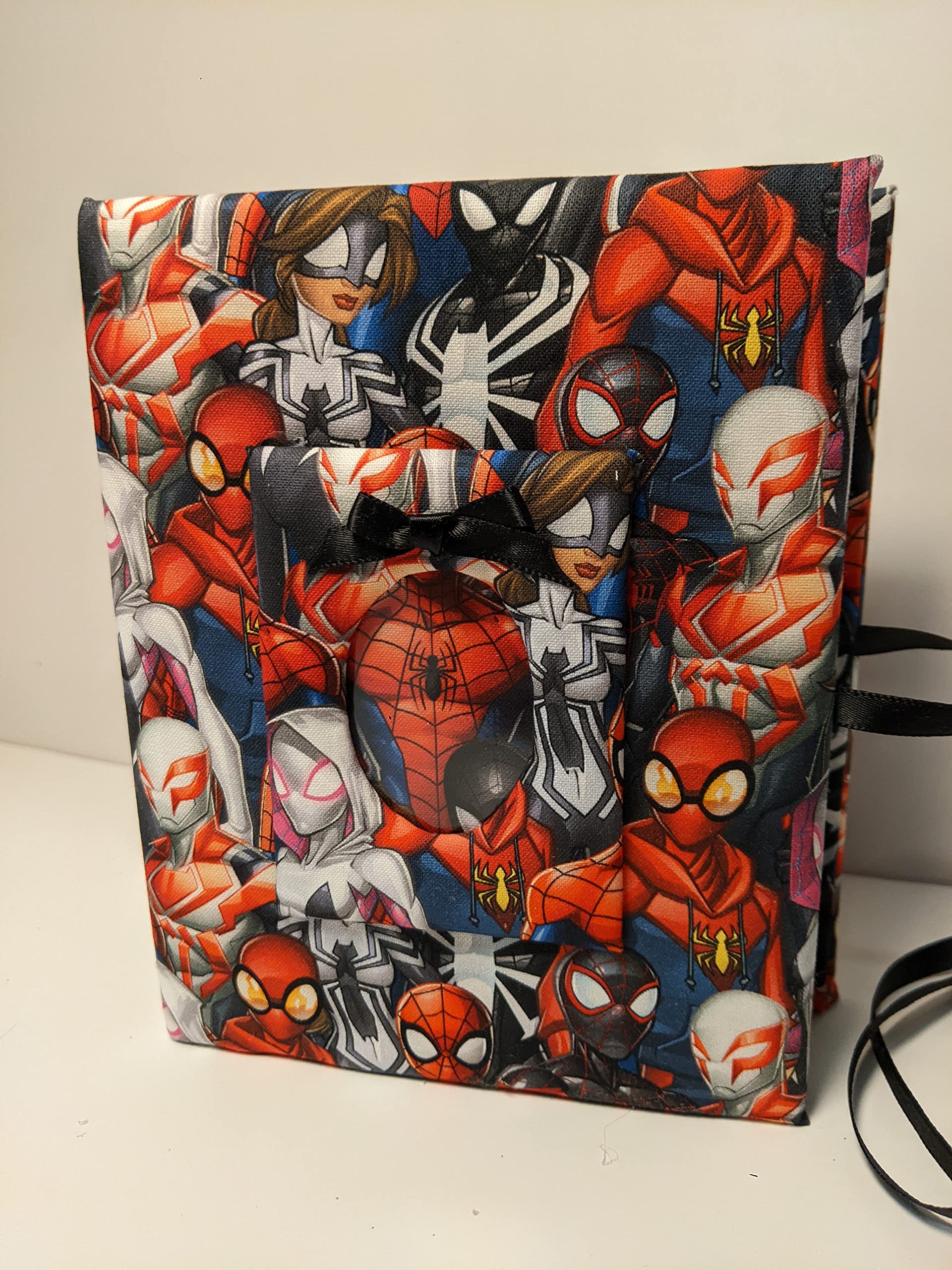 Marvel Spiderman Custom Personalized Photo Album 4 - Holds 100 4x6 Photos - Handmade