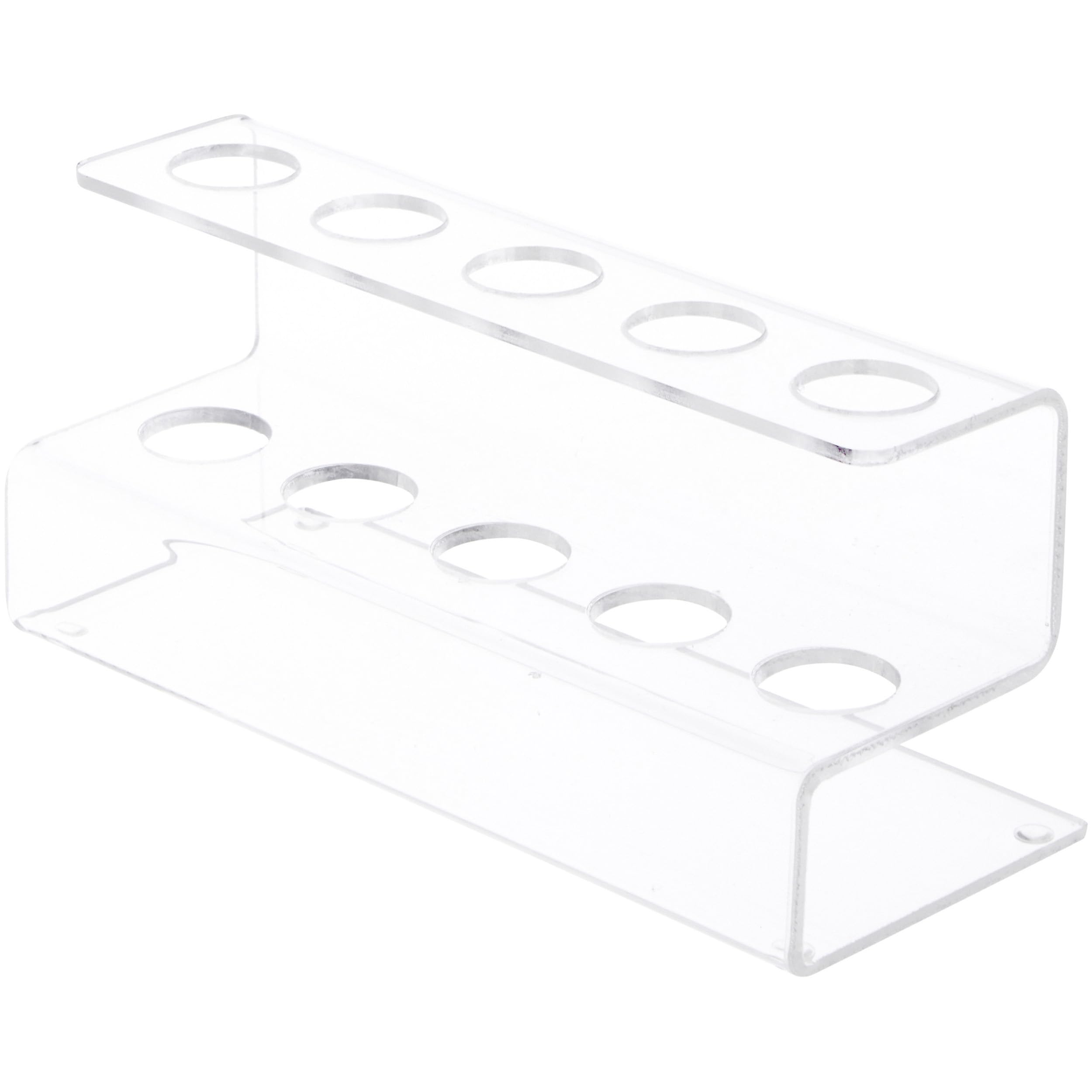 Plymor Clear Acrylic Flatware Display Stand, 3.25" H x 7" W x 3" D