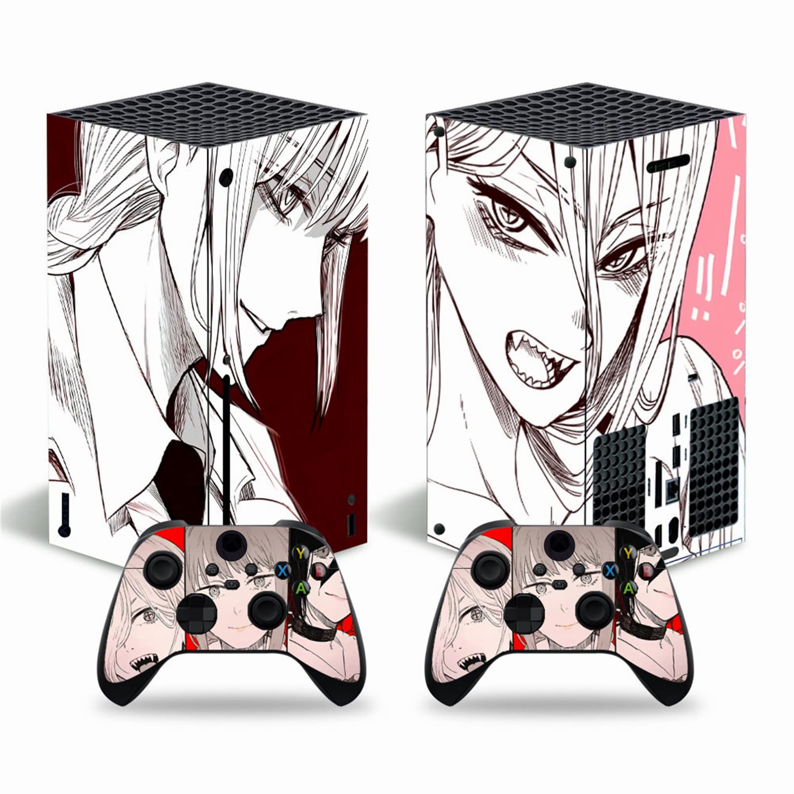 Top factory Skin Decal Protective Vinyl Skin Decal Cover for Series X Console Skins Wrap Sticker with Two Free Wireless Controller Decals 2460 Decal