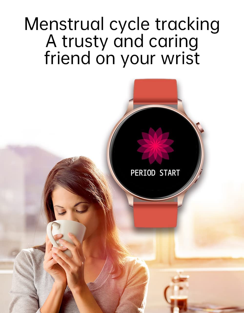 Smart Watches for Women Fitness Watch Bluetooth Call Dial Waterproof Activity Tracker for Sports Calories,Steps,Distance Android iOS Compatible