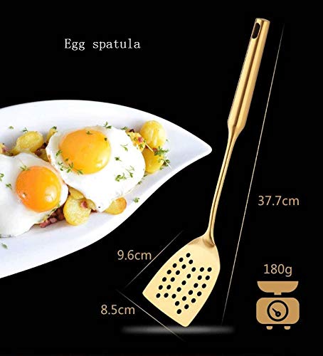 LMMDP Stainless Steel Cooking Shovels Ladle Spoon Colander Filter tools Kitchen Utensils Set Home Restaurant Accessories