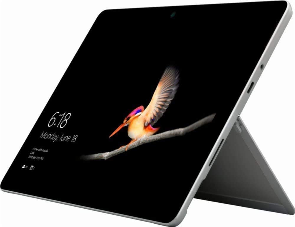 Microsoft Surface Go 10ββ Touchscreen (1800x1200) PixelSense Display w/Surface Type Cover, Intel Pentium Gold 4415Y Facial Recognition USB-C Windows Ink Active Windows 10 S Mode 4GB RAM 128GB SSD
