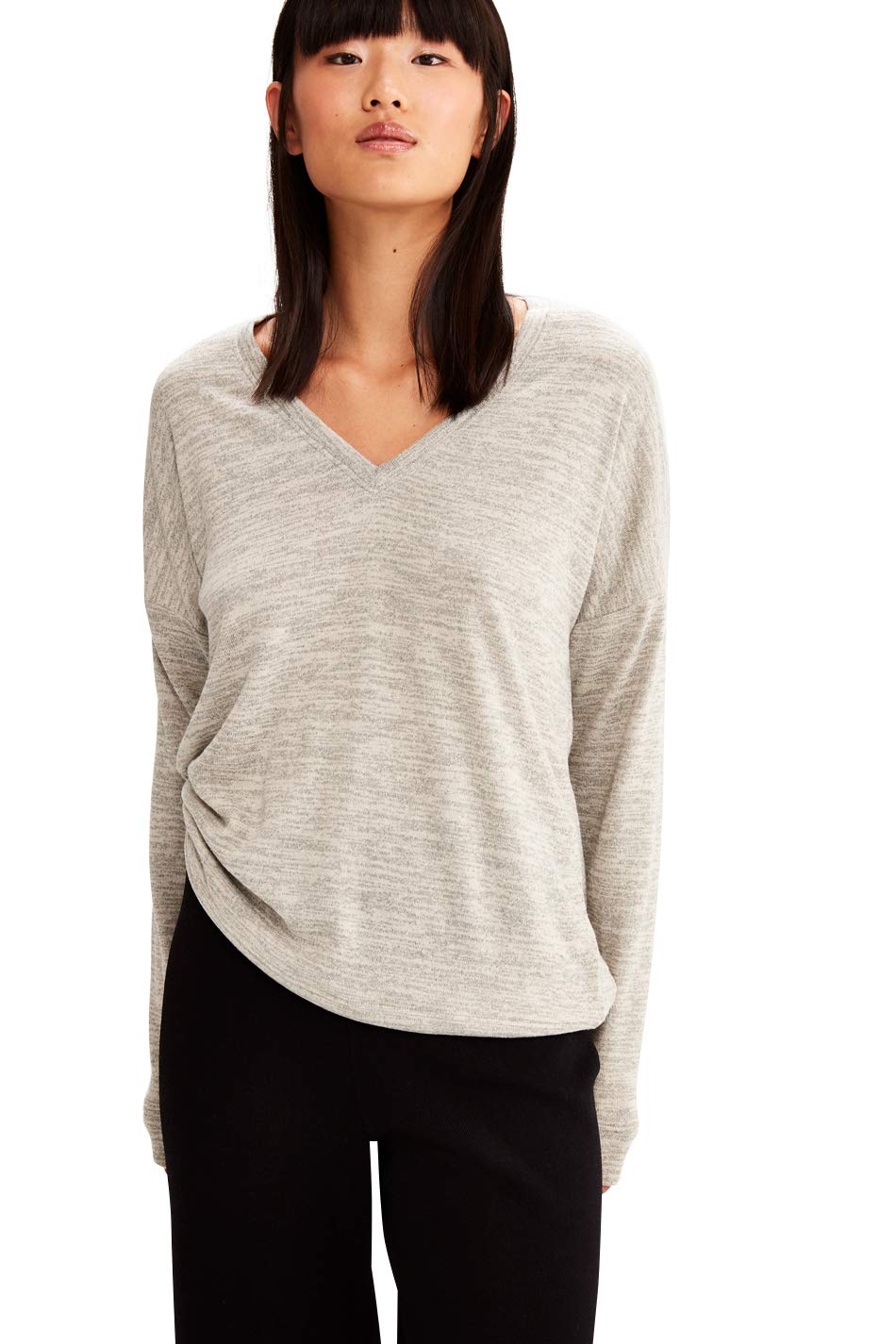 LOLE Women’s Downtown Sweatshirt, X-Small, Hay Merchant Heather