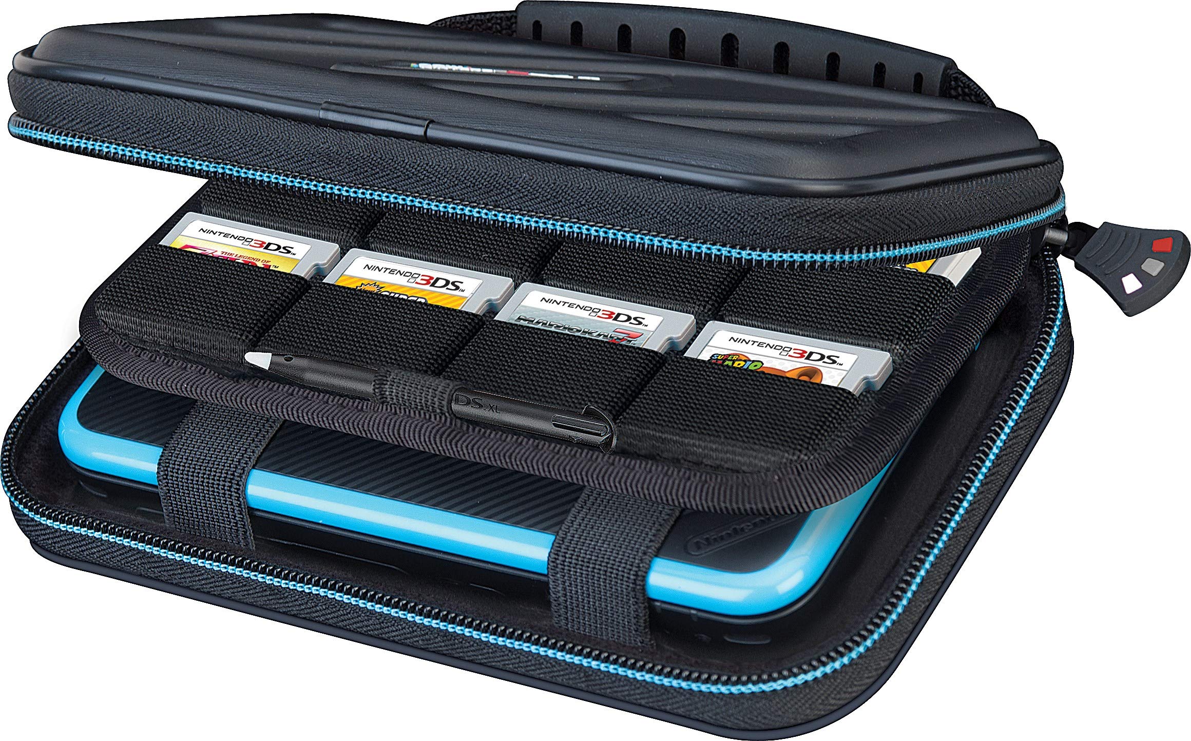 Officially Licensed Hard Protective 3DS XL Carrying Case - Compatiable with Nintendo 3DS XL, 2DS XL, New 3DS, 3DSi, 3DSi XL - Includes Game Card Pouch