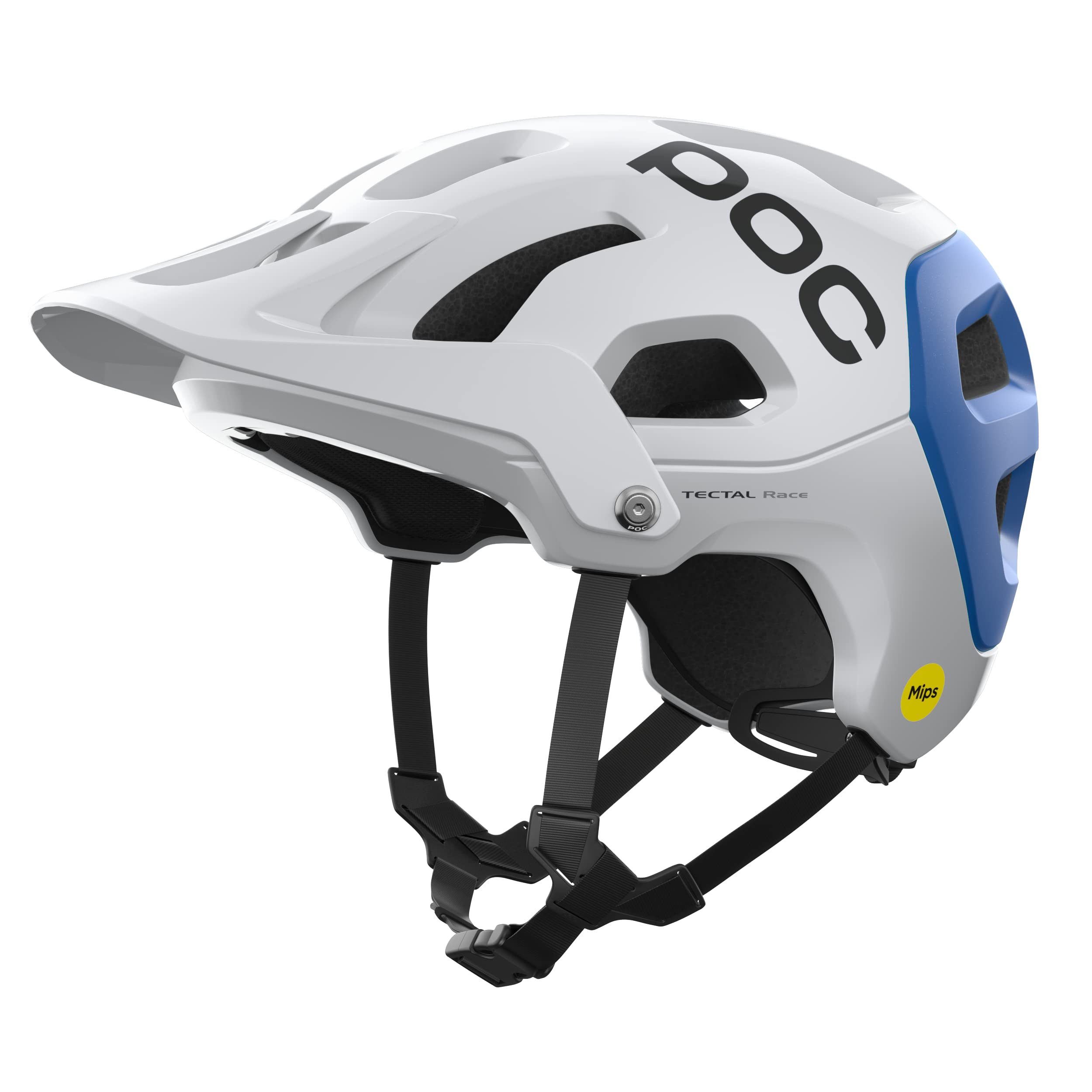 POC Tectal Race MIPS Cycling Helmet Uranium Black/Sapphire Purple Metallic/Matt MED