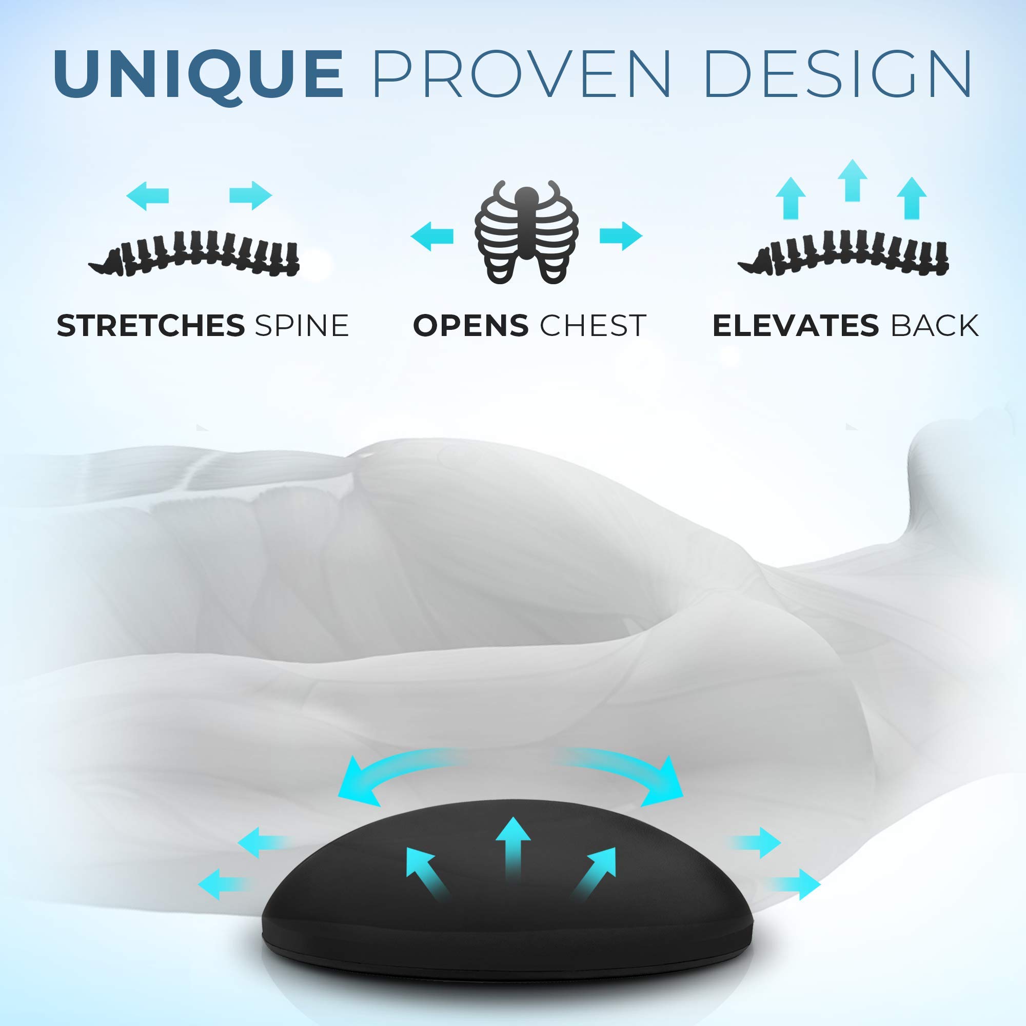 Lumia Wellness CostoBlock - Firm Thoracic Pod for Costochondritis Relief and Tietze Syndrome - Relieve Chest, Upper and Lower Back Pain