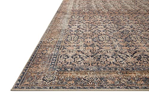Loloi Amber Lewis x Billie Ink/Salmon 5'-0" x 7'-6" Area Rug