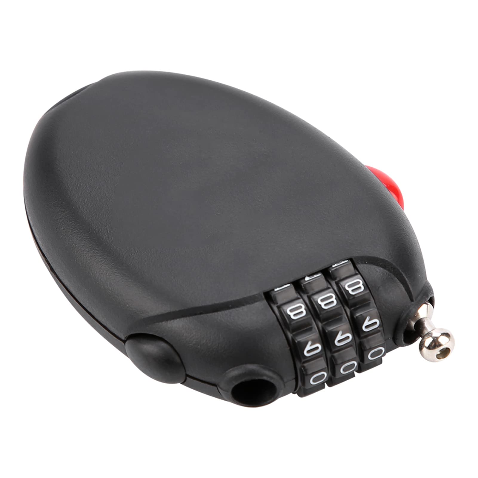 Retractable Cable Locks for Luggage, 3 Digit Combination Padlock Lock Adjustable Steel Security Wire Combo Password Baggage Locks Bike Travel Ski Snowboard Stroller Backpacks Cycling Helmets Suitcase