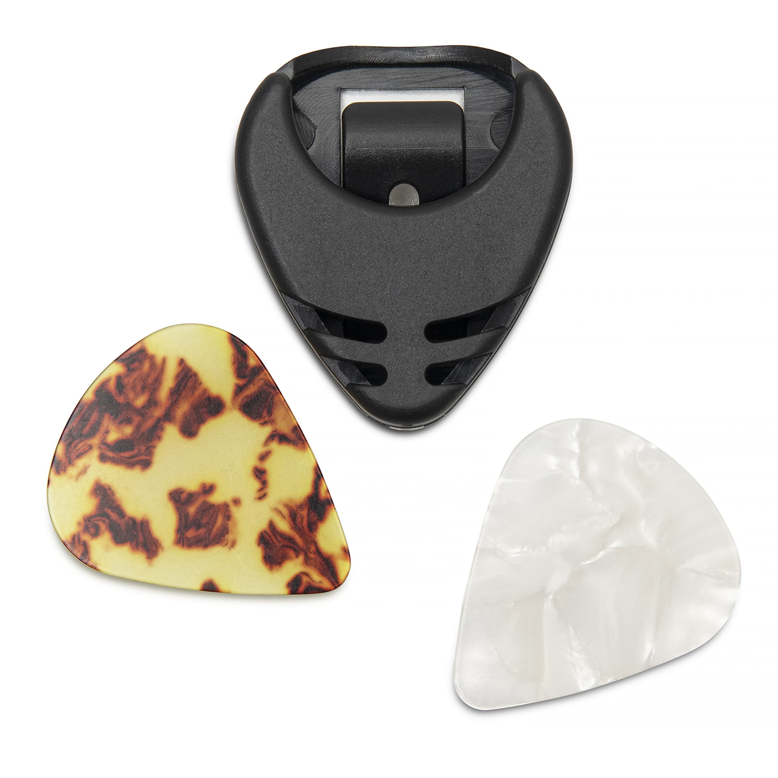 PODOKO Portable Thigh Guitar Cushion Upgraded with Adjustable Straps-Soft Leg Pad for Guitarist May Replace Footstool - Assist to Sit and Play Comfortably - Complete with Pick and Pick Holder
