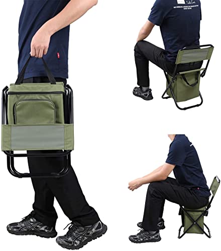 NC Fishing Chair Outdoor Folding Chair with Cooler Bag