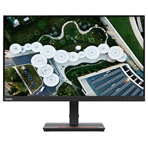 Lenovo ThinkVision S24e-20 24" Class Full HD LCD Monitor - 16:9 - Raven Black