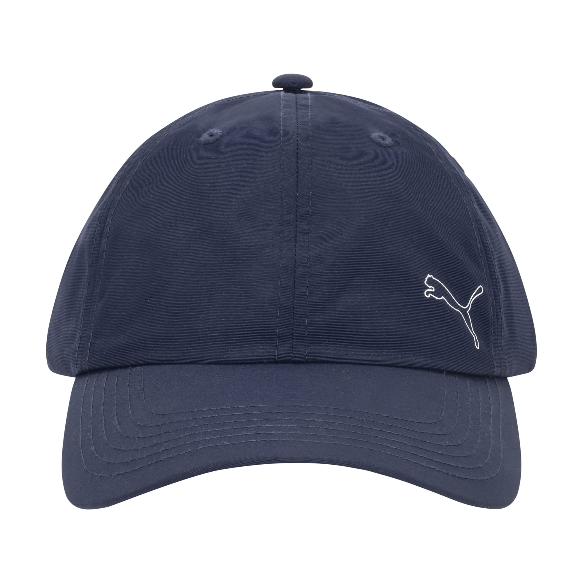 PUMA Carbon Logo Nylon Adjustable Strapback Hat (Olive/White)