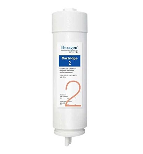 Valued Trade Hexagon Alkaline Water Filtration System 2 Cartridge 1,2 & 3 (Full Set of 3)