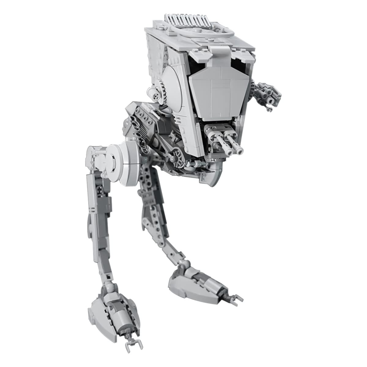 Space Wars Hoth at-ST Building Sets; Construction Toy for Kids Aged 10 and Up, with a Buildable Battle Hoth at-ST Walking Building Blocks for Interstellar Robot Model Collectible (901 Pieces)