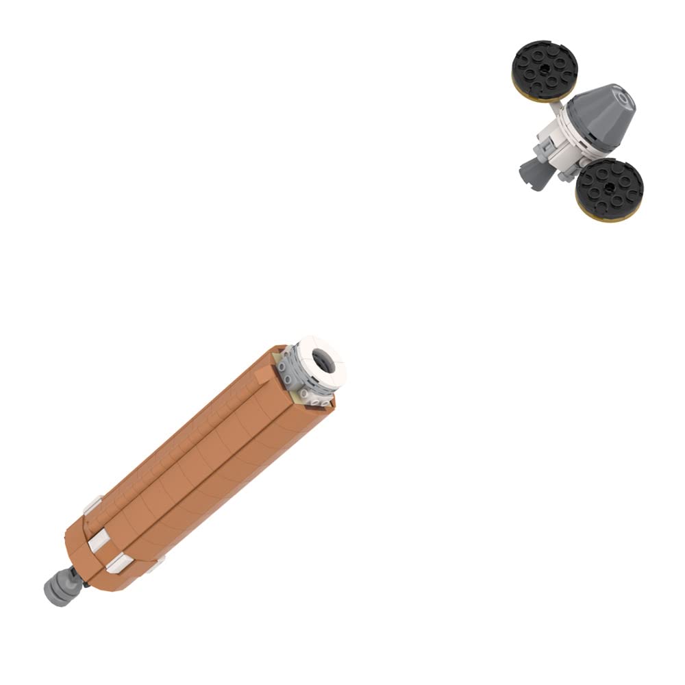 SLS Ares I Rocket Building Kit, Crew Launch Vehicle Ares I Building Set, Constellation Program Ares I Model Building Blocks Set, Outer Space Rocket for Kids Adults, NASA-Inspired Space Toy (516 PCS)