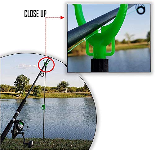 M80 TX WASP Telescopic Fishing Rod and Rod Holder Bank Combo. Compact Design Perfect for Travel. Ideal for Trout, and Medium Sized Fish.