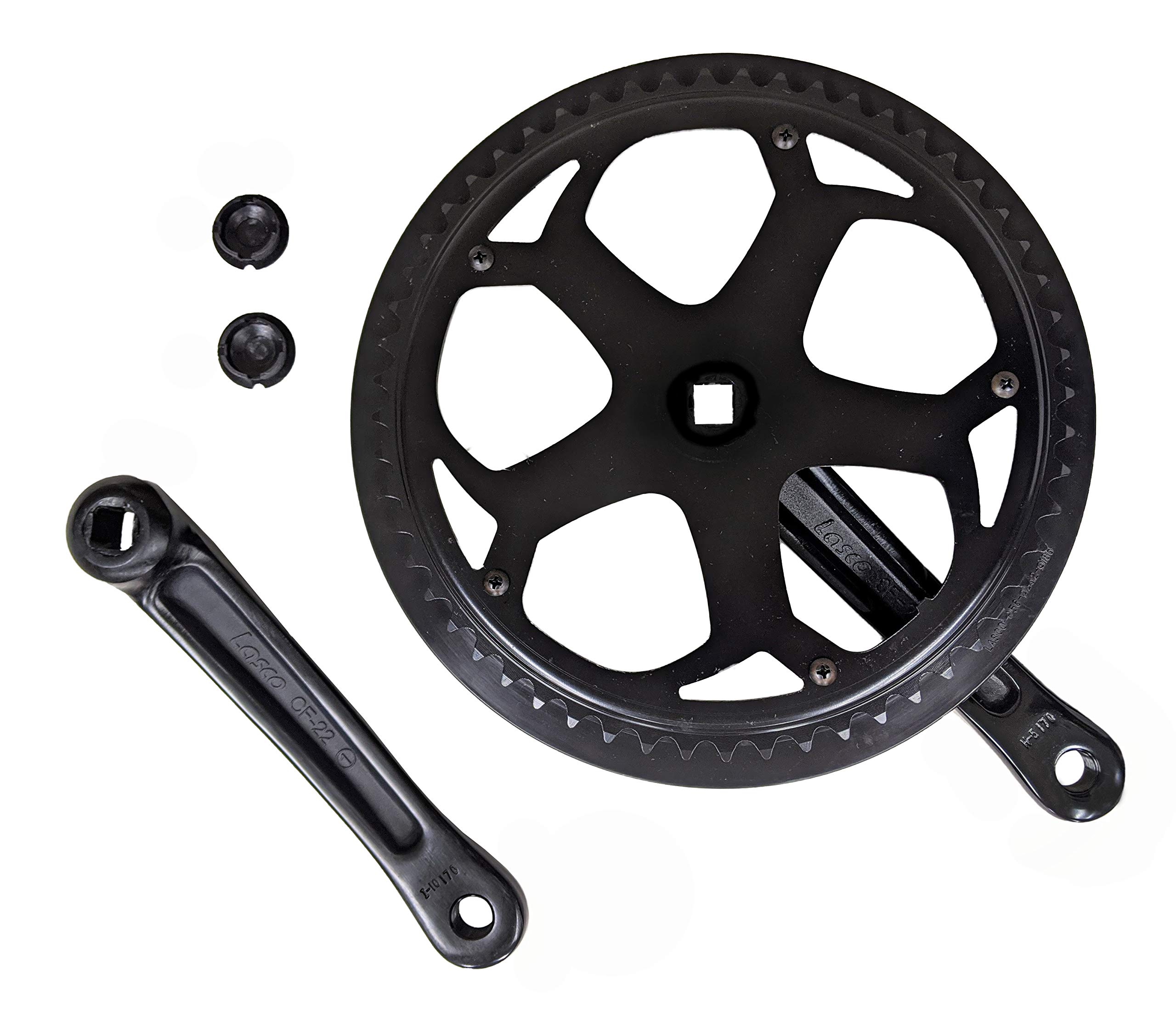 MOBIC Lasco 56T Forged Crankset 170mm Forged Arms, Chain Guard Ebikes Bicycle