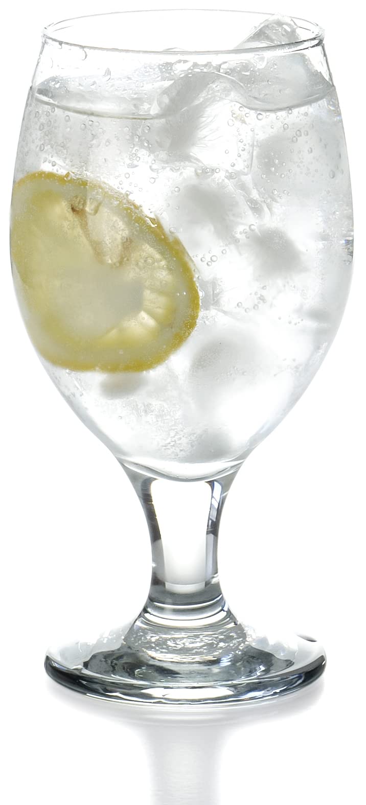 Red Co. Belluno Classic Clear Glasses for Water, Juice, Liquor - Wine Goblets - Set of 6 (13.5 Ounces)