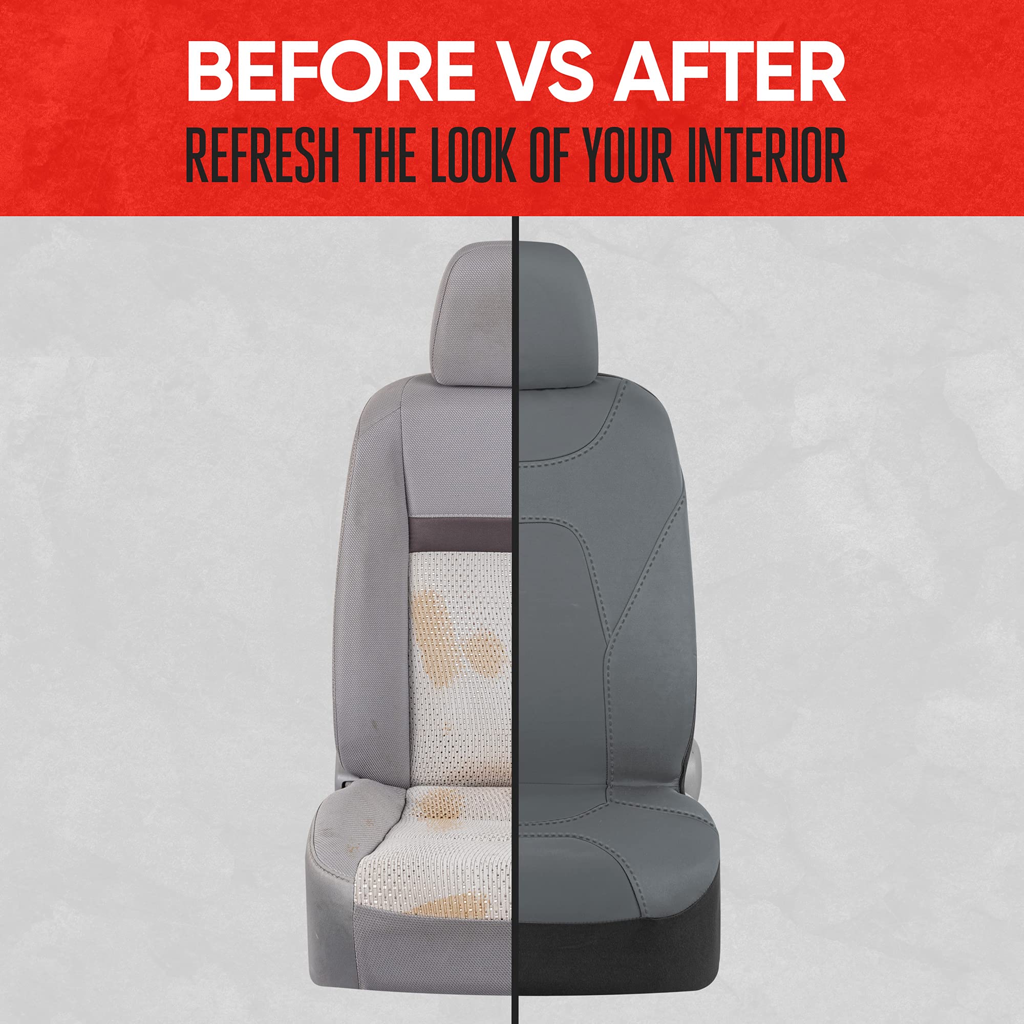 Motor Trend AquaShield Car Seat Covers for Front Seats, Solid Gray β Two-Tone Waterproof Seat Covers for Cars, Neoprene Front Seat Cover Set, Interior Covers for Auto Truck Van SUV