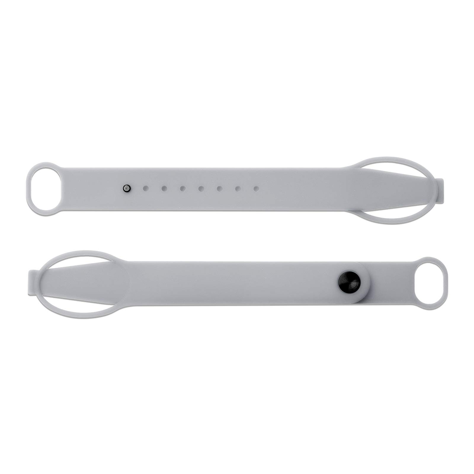 MODJUEGO VR Adjustable Handle Grip Cover, Soft Silicone Touch Controller Handle Fixing Strap for Oculus Quest/Rift S VR Controller Accessories (Gray)