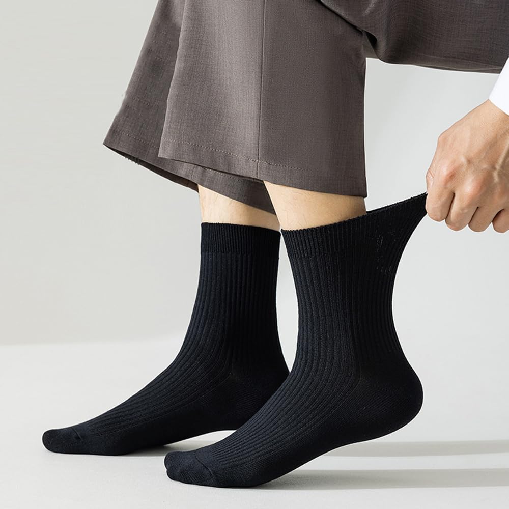 StrCloud Mens Low Cut Athletic Socks Ankle Socks, Breathable and Comfortable Mens Sports Cotton Socks 5 Pairs (All Season Dark Gray)