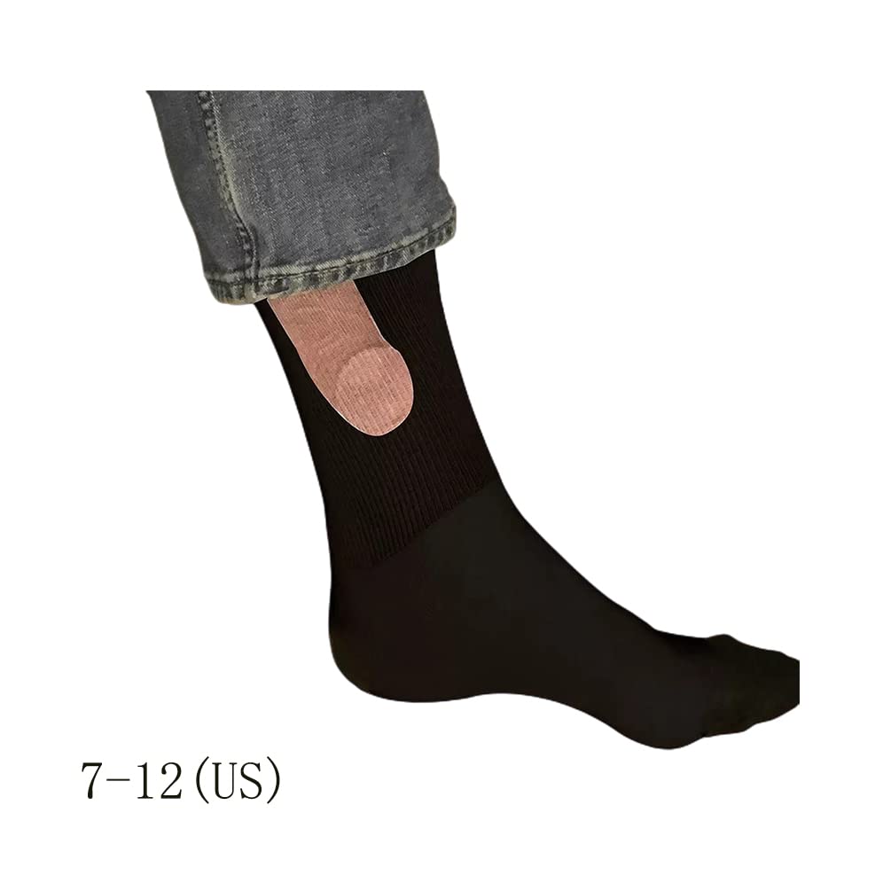 StrCloud Show off Socks Mens Show off Funny Socks, Colorful Show off Socks Mens Cotton Socks for Men (Black)