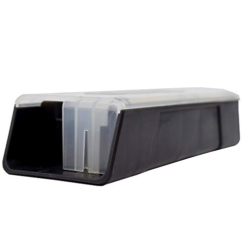 Victor Ready-to-Use Poison M915 Fast-Kill Brand Disposable Mouse Bait Station β 4-Pack , Black