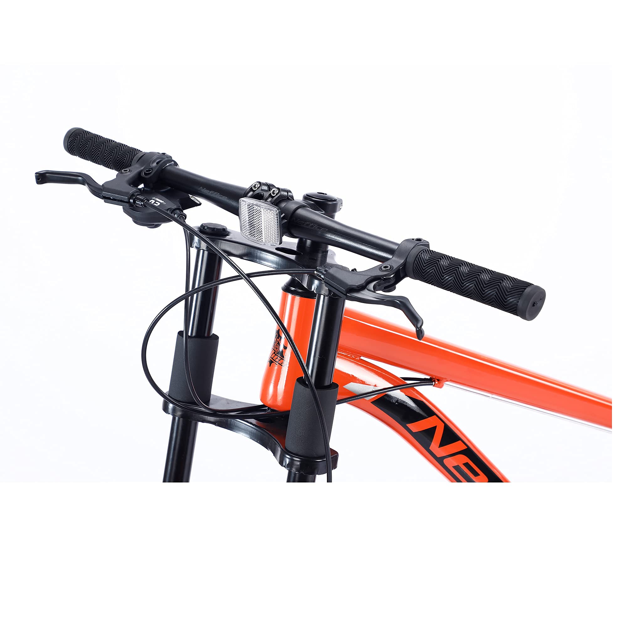 Neffice Fat Tire Mountain Bikes, 26-Inch Wheels, 4-Inch Wide Tires, 7-Speed, High Carbon Steel Frame, Bikes for Men
