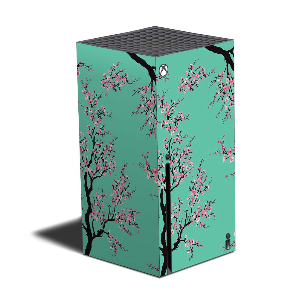 MightySkins Skin Compatible with Xbox Series X - Cherry Blossom Tree | Protective, Durable, and Unique Vinyl Decal wrap Cover | Easy to Apply and Change Styles | Made in The USA