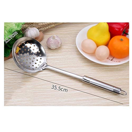 LMMDP 5pcs Stainless Steel Kitchen Utensil Set Spatula Spoon Frying Shovel Colander Noodle Spaghetti Spoon Kitchen Cooking Tools