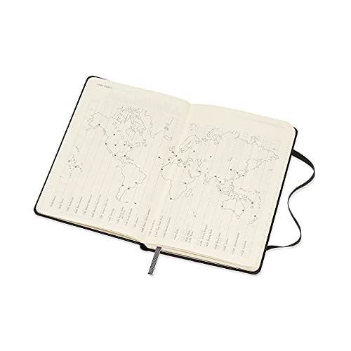 Moleskine Classic 12 Month 2022 Weekly Horizontal Planner, Hard Cover, Pocket (3.5" x 5.5"), Black