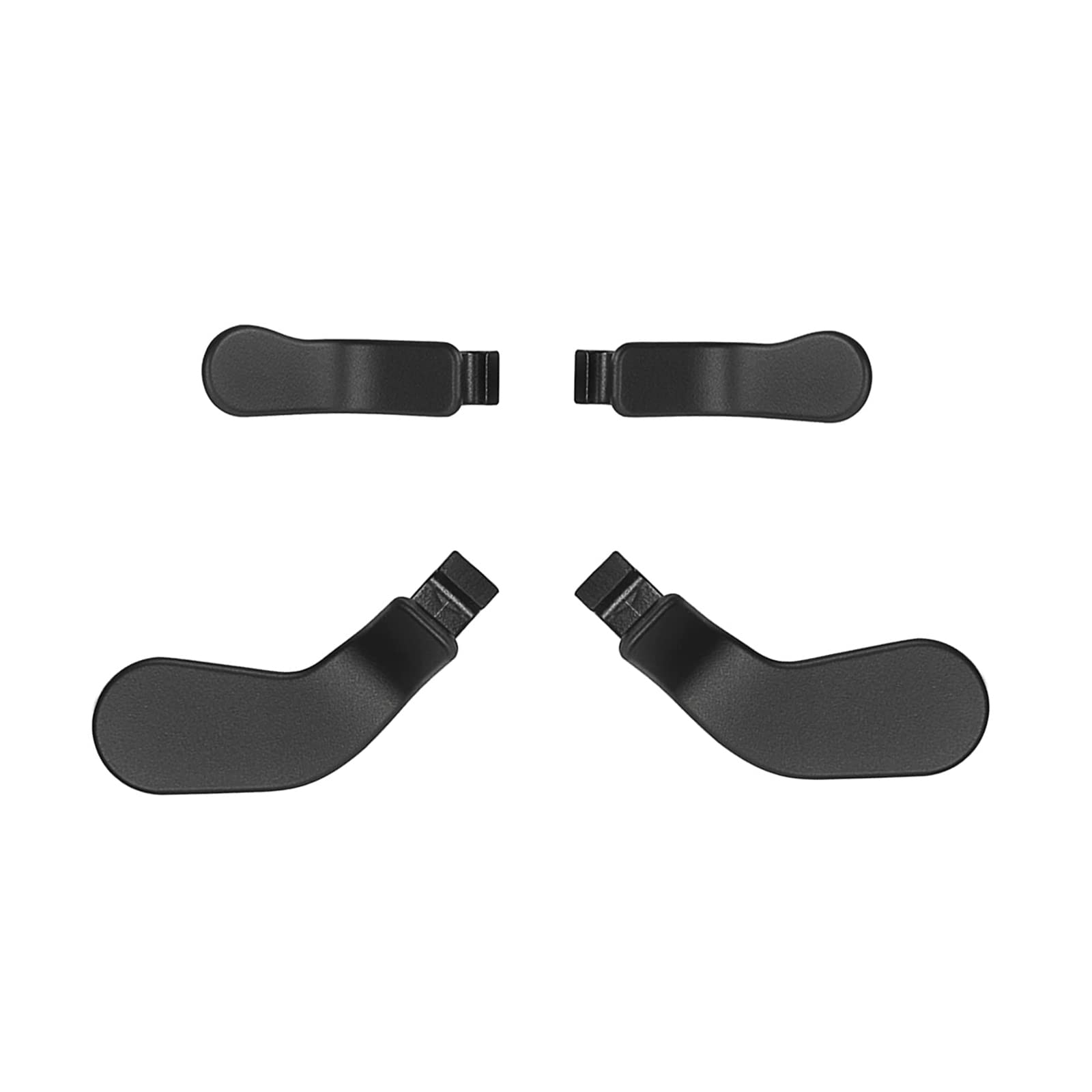 TOMSIN Xbox Elite Controller Series 2 Paddles,4 pcs Metal Stainless Steel Paddles for Xbox One Elite 2 Controller,Xbox Controller Elite 2 Core Accessories Model 1797(2 Medium & 2 Mini)(Black)
