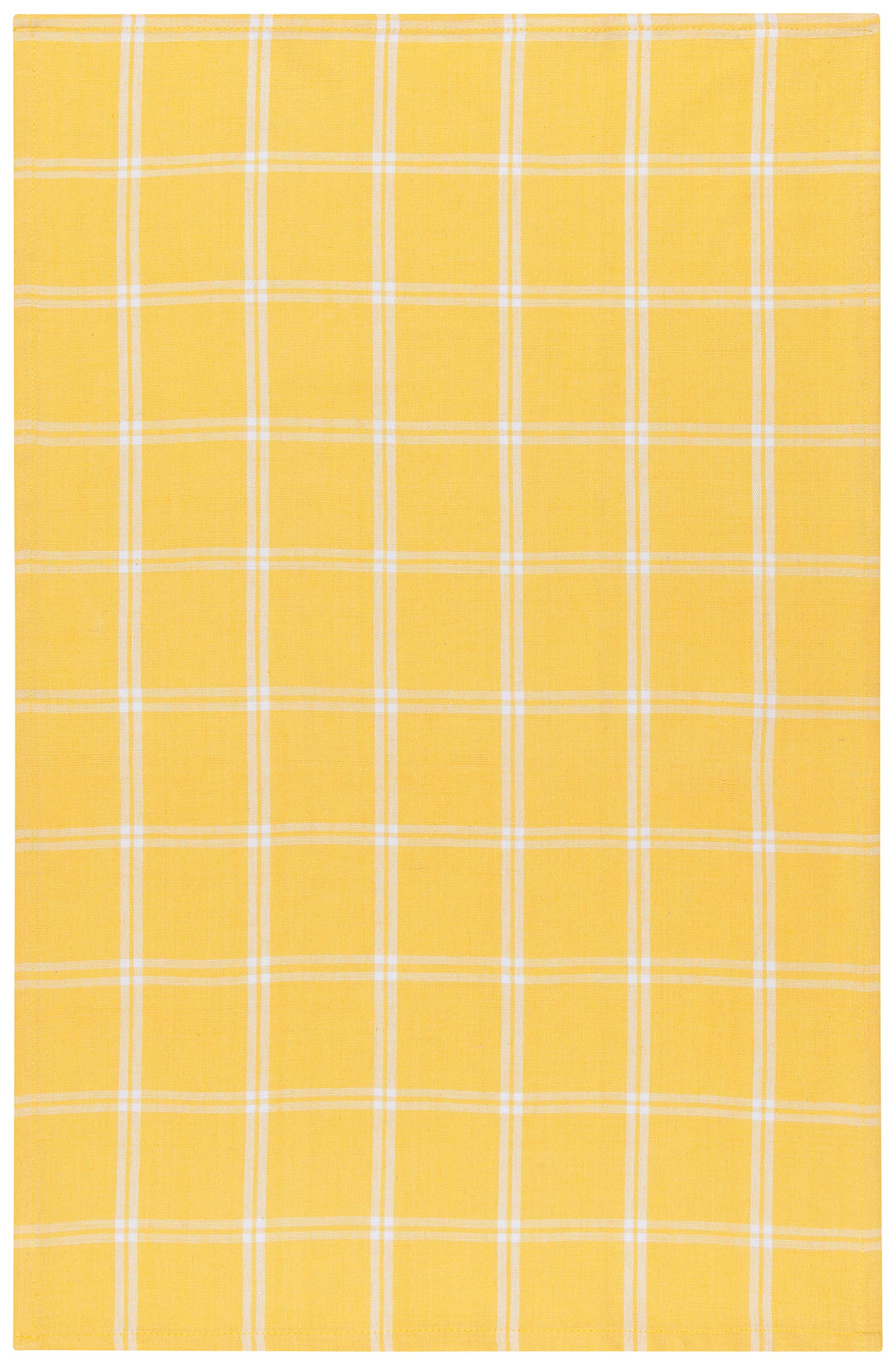 Now Designs Lemon Tic Tac Toe Dishtowels Set of 3 Kitchen Towel, 3 Each