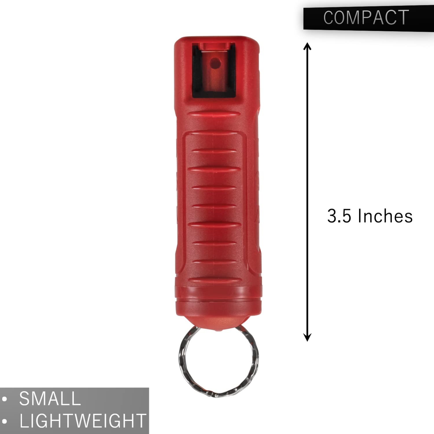 Police Magnum Pepper Spray Keychain Bulk Set- Tactical Self Defense Maximum Strength OC- Safety Key Chains for Women & Men - Made in The USA-7 Pack Rainbow INJ