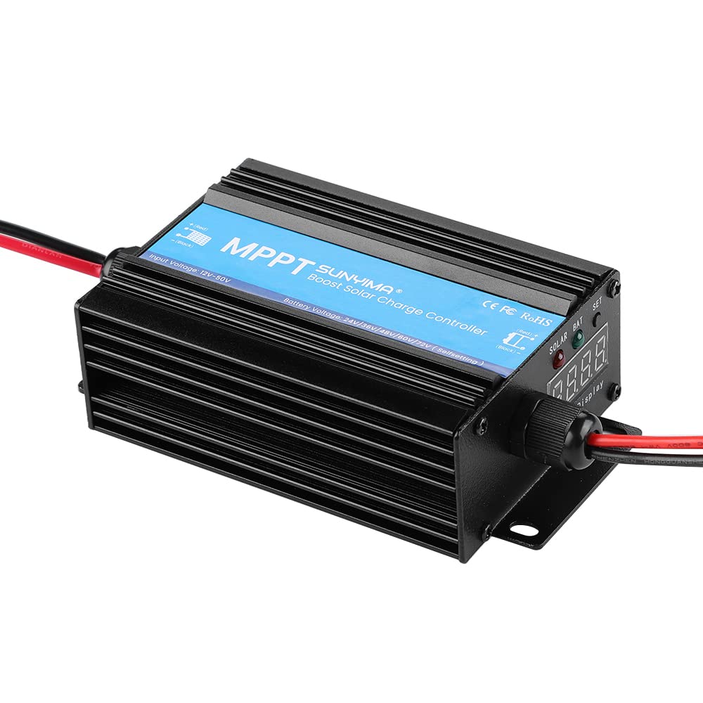 SUNYIMA MPPT Controller 300W 24V/36V/48V/60V/72V Solar Boost Charge Controller Electric Car Electric Vehicle Charging Voltage Regulator