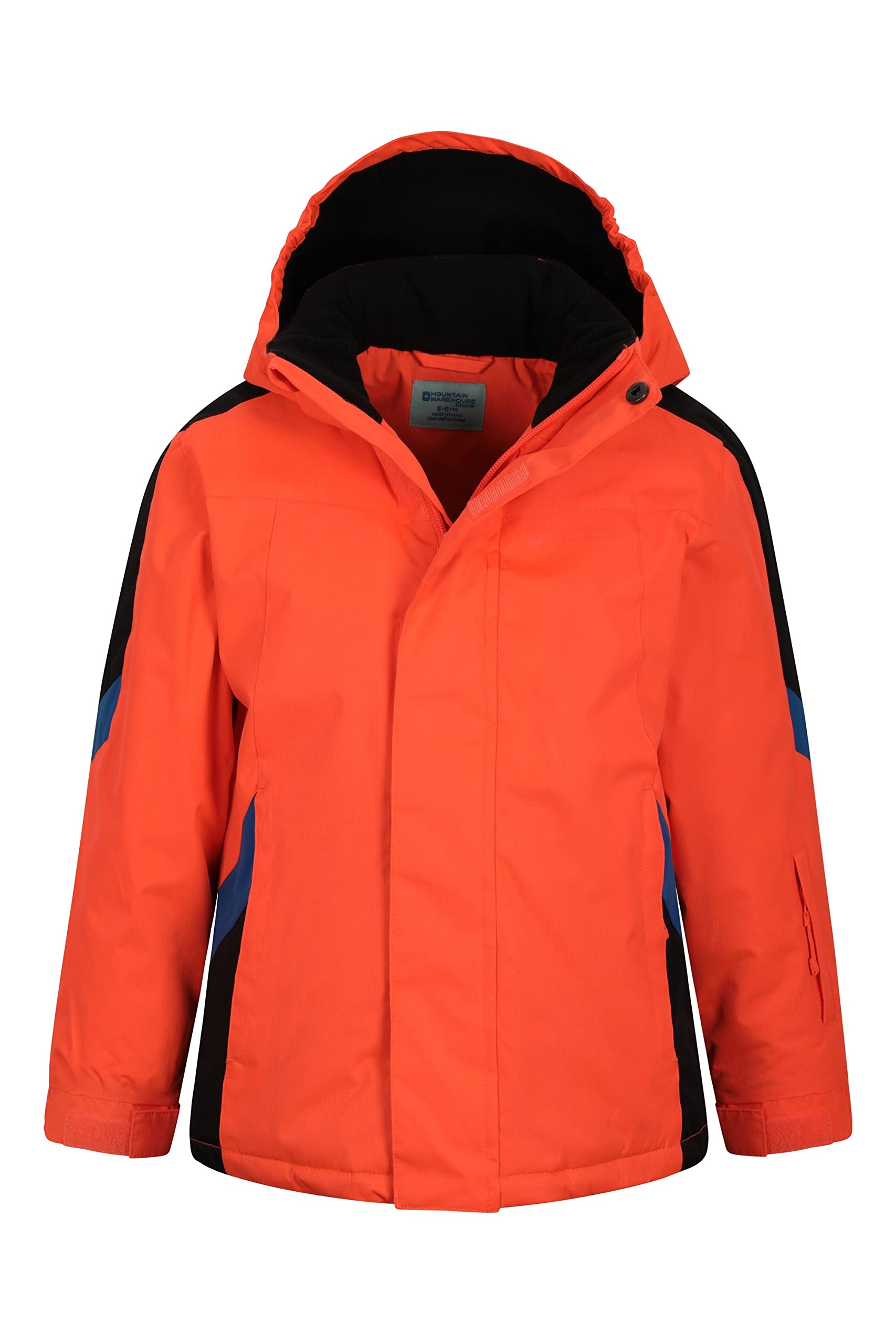 Mountain Warehouse Raptor Kids Ski Jacket, Boys & Girls Snow Coat Bright Orange Kids 11-12 Yrs (142-154 cm)