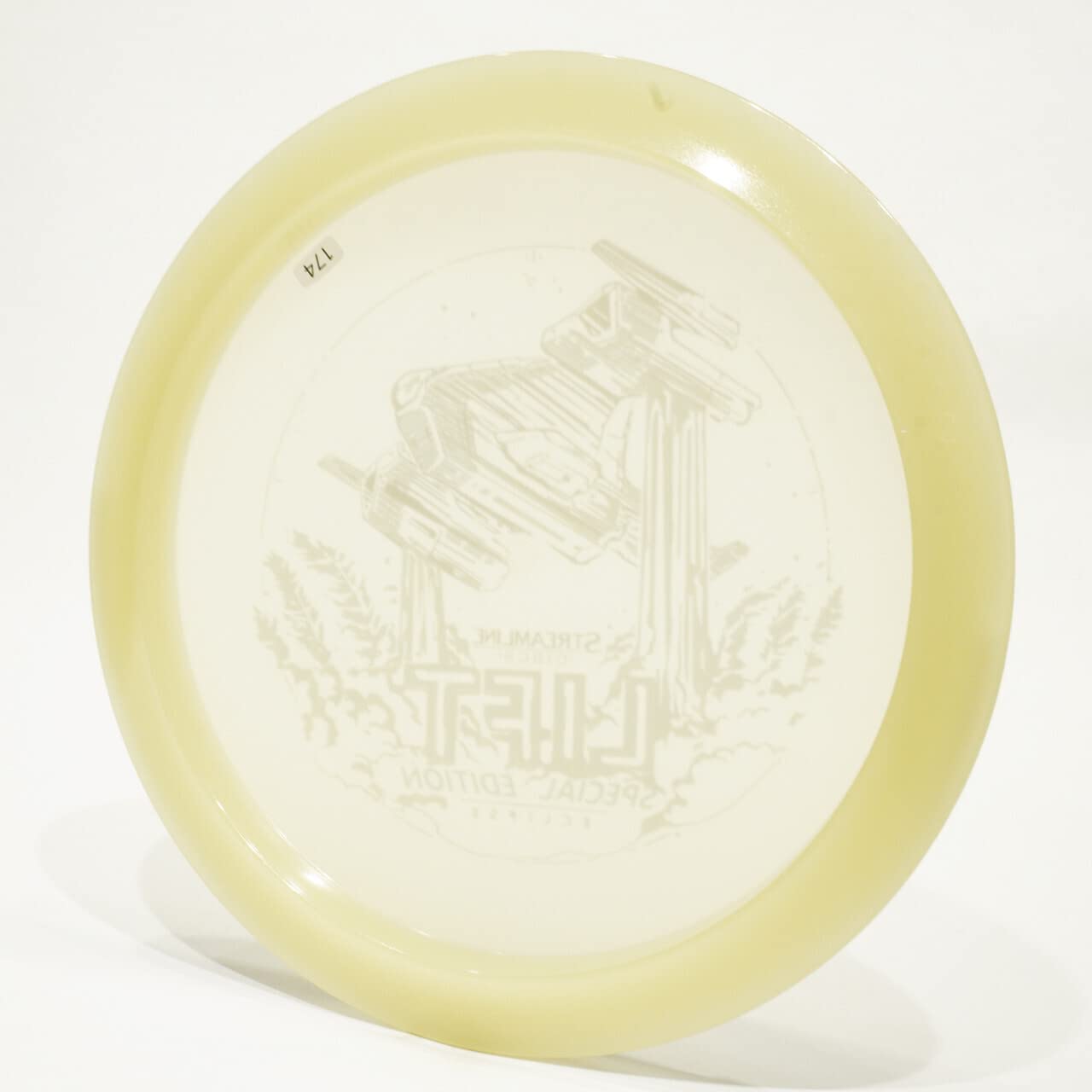 Streamline Special Edition Glow Lift (Eclipse Glow) Distance Driver Golf Disc, Pick Weight/Color [Stamp & Exact Color May Vary] White (Milky, clearish) 173-174 Grams