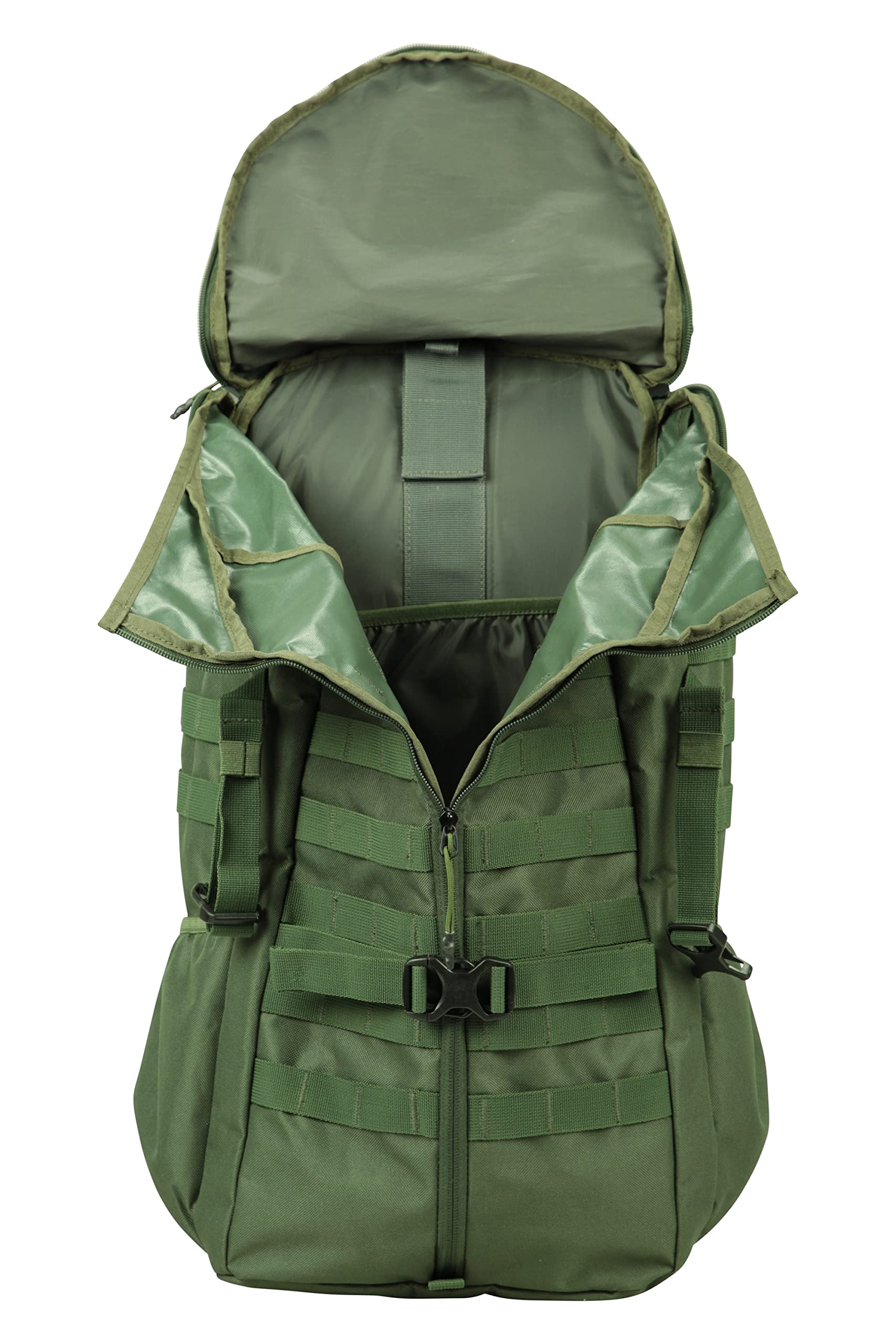 Mountain Warehouse Tuzla 50L Backpack - Rain Cover, Hiking, Walking Khaki