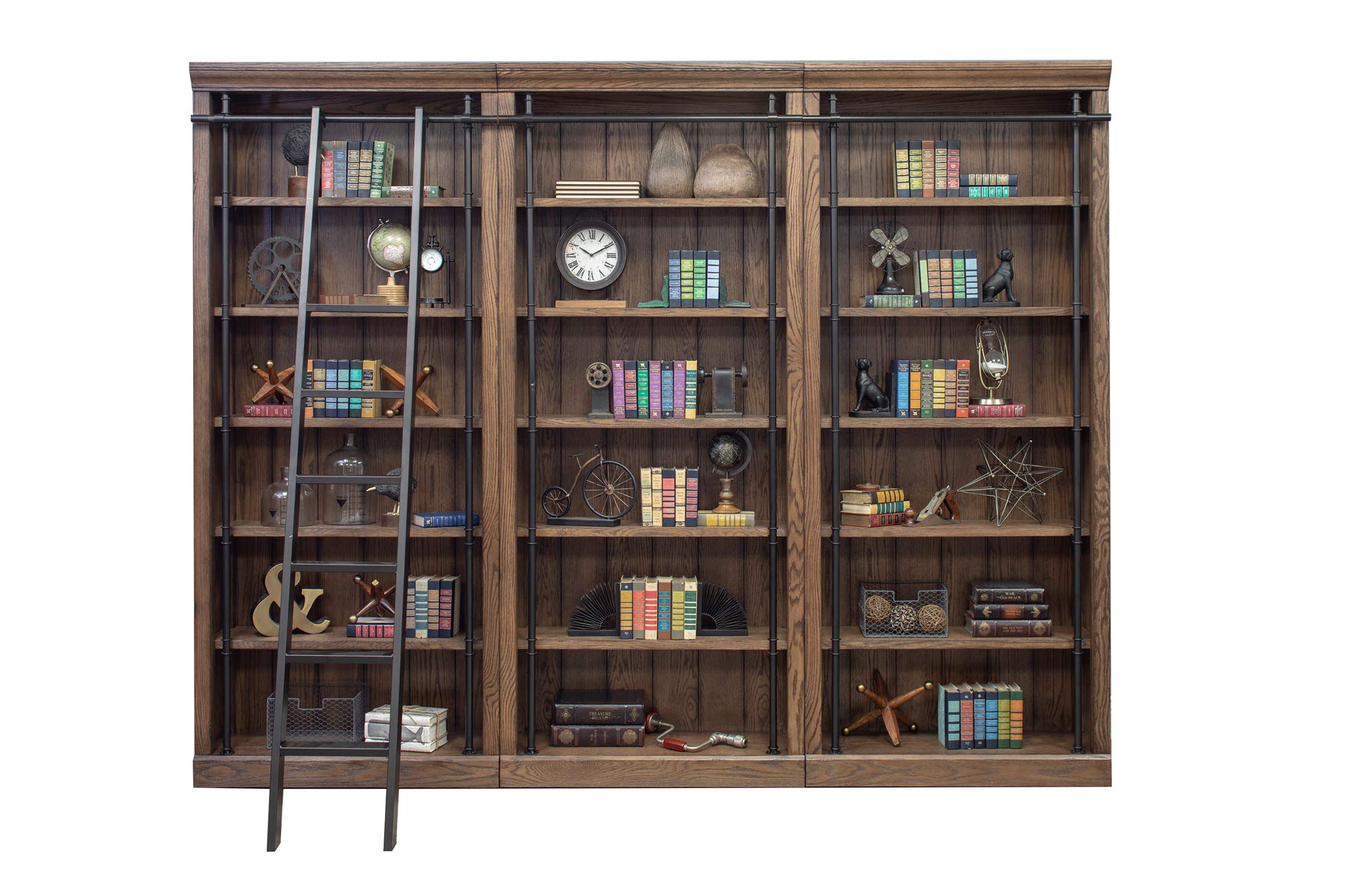 Martin Furniture Avondale 3 Bookcase Wall Oak,